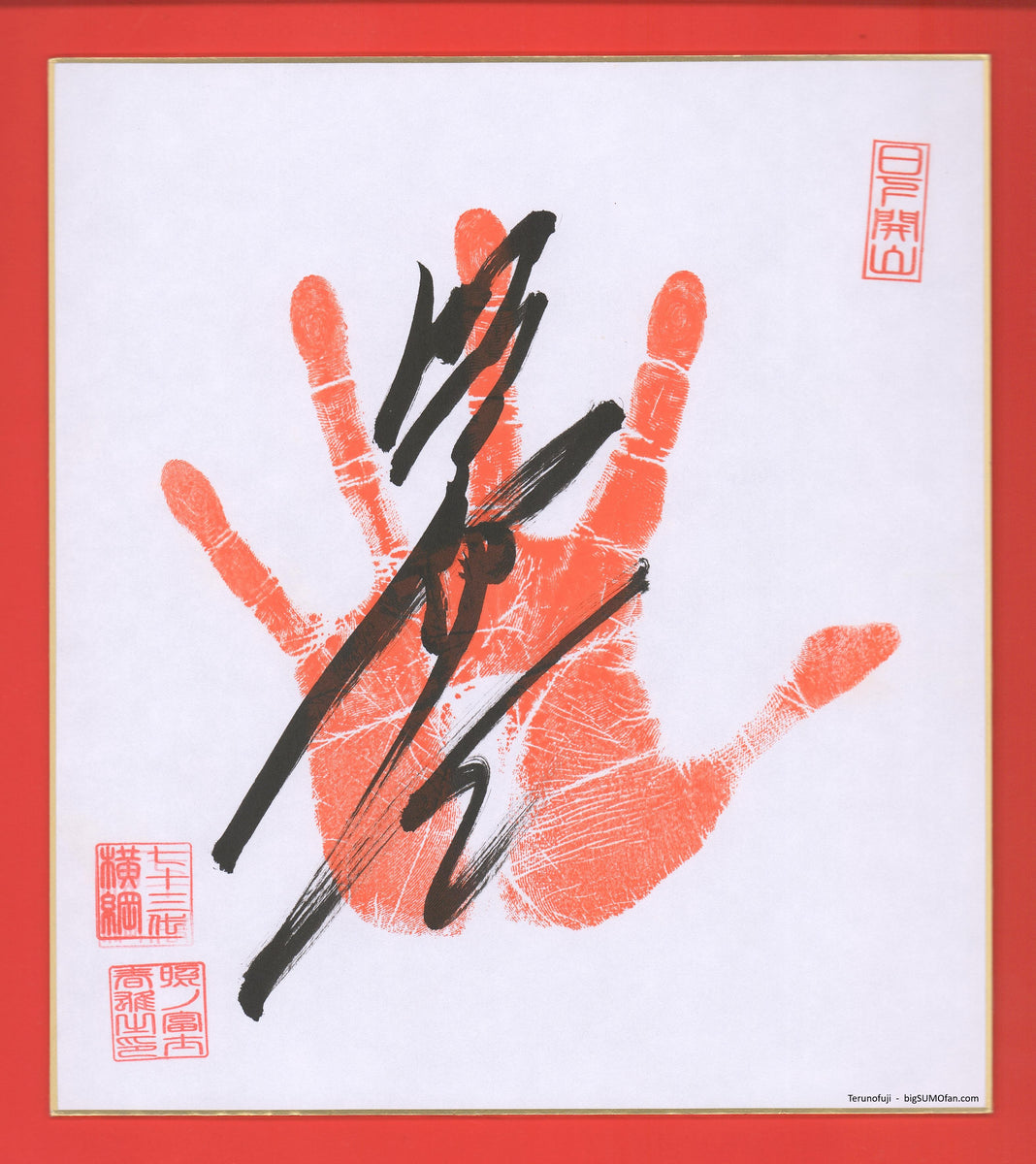 Authentic Autographs - Handprint and Signature - Tegata – bigSUMOfan.com